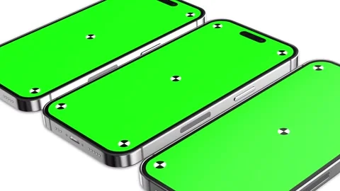 4K Green screen rotating modern mobile s... | Stock Video | Pond5