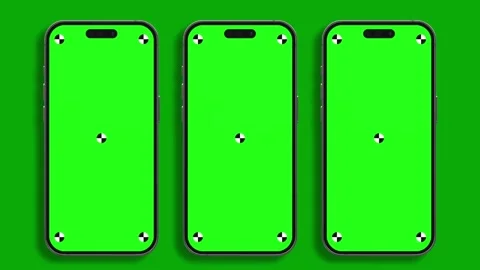 4K Green screen rotating modern mobile s... | Stock Video | Pond5