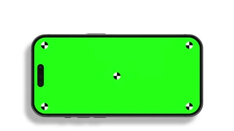 4K Green screen rotating modern mobile s... | Stock Video | Pond5