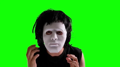 Scary Face Green Screen Stock Videos – Royalty-Free HD & 4K Videos