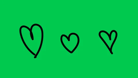 4K Greenscreen animated hand drawing ico... | Stock Video | Pond5