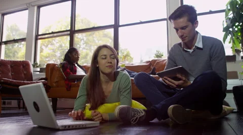 4K Group of students studying and relaxi... | Stock Video | Pond5