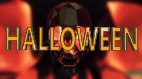 4K Halloween Creepy Animation 1 | Stock Video | Pond5