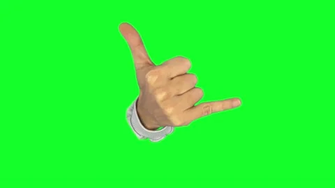 4K Hand Gestures Pack stock video on gre... | Stock Video | Pond5