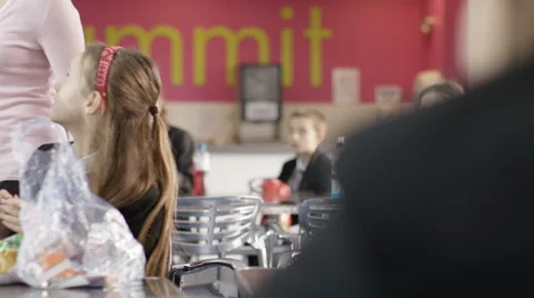 4K Happy young school children eating pa... | Stock Video | Pond5