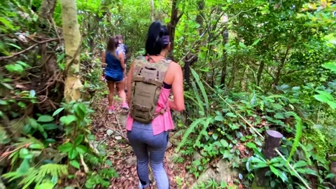4K HD Hiking Mountain Trail With Wife An... | Stock Video | Pond5