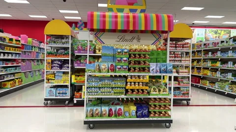 4K HD video zooming in on Easter Candy s... | Stock Video | Pond5