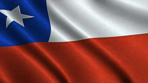 4K High Definition Flag of Chile waving ... | Stock Video | Pond5