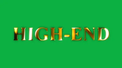4k high end text gold effect animation w... | Stock Video | Pond5