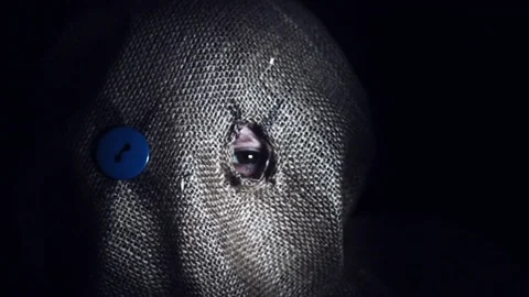 4K Horror Scarecrow with Sackcloth Mask,... | Stock Video | Pond5