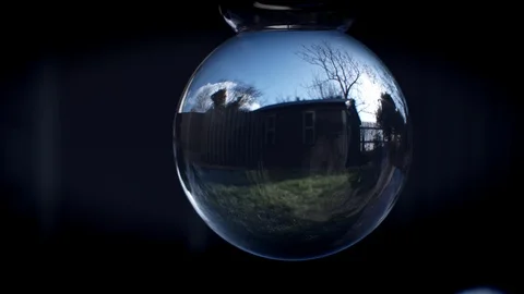 4k Horror Shot of House Reflection in Gl... | Stock Video | Pond5
