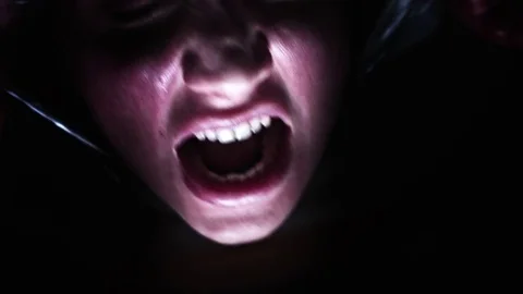 4K Horror Woman Choking and Hands Breaki... | Stock Video | Pond5