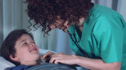 Child Doctor Stethoscope Stock Footage ~ Royalty Free Stock Videos | Pond5