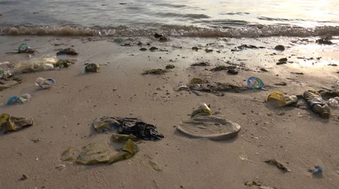 4k Human made pollution and plastic tras... | Stock Video | Pond5