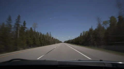 4K Hyperlapse time lapse highway dashboa... | Stock Video | Pond5