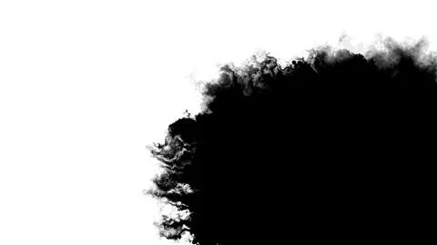 4K ink splatter transition white screen,... | Stock Video | Pond5