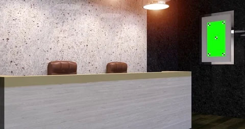 Hotel Reception Interior Stock Video Footage | Royalty Free Hotel ...