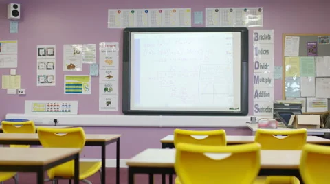 4K Interior view of school classroom. No... | Stock Video | Pond5