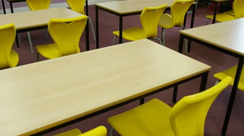 4K Interior view of school classroom. No... | Stock Video | Pond5