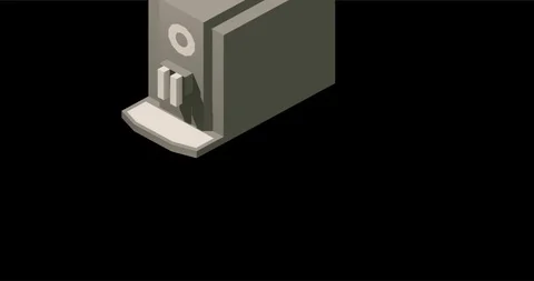 Cpu Isometric Stock Footage ~ Royalty Free Stock Videos | Pond5