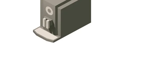 Cpu Isometric Stock Footage ~ Royalty Free Stock Videos | Pond5