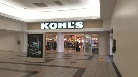 4K Kohls retailer mall storefront | Stock Video | Pond5
