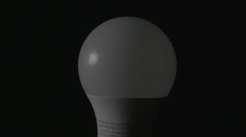 4K LED New Technology Light Bulb Turning... | Stock Video | Pond5
