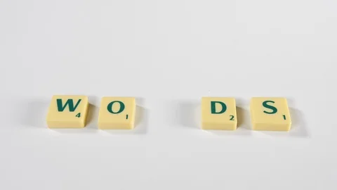 4K Letters from spelling out WORDS, lear... | Stock Video | Pond5