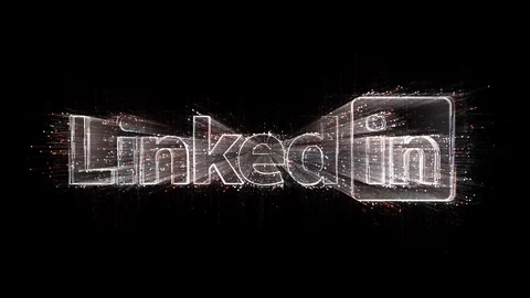 4k Linkedin word company brand logo,Matr... | Stock Video | Pond5