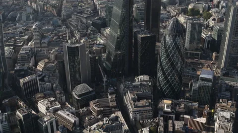 4k london city aerial helicopter flight ... | Stock Video | Pond5