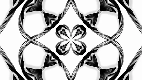 4k loop animation with black and white r... | Stock Video | Pond5