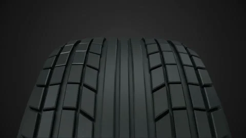 4K Loop Animation of Car Wheel Rotating ... | Stock Video | Pond5