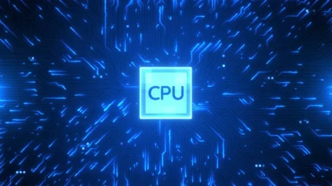 4K Loop Animation of Futuristic circuit ... | Stock Video | Pond5