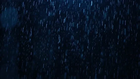 4k Loop Rain Drops Falling, Real Rain | Stock Video | Pond5