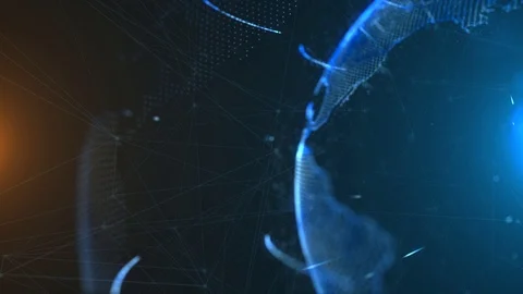 4K loopable 3d animation of a spinning g... | Stock Video | Pond5