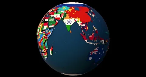 Loopable Spinning Globe Stock Footage ~ Royalty Free Stock Videos | Pond5