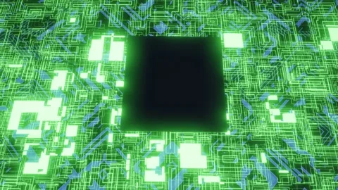 4k looped animation. 3d objects form sci... | Stock Video | Pond5