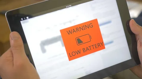 Warning Low Battery Stock Video Footage | Royalty Free Warning Low ...