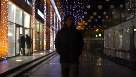 4K Man Walking And Thinking | Stock Video | Pond5