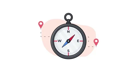 Compass Animation Stock Video Footage | Royalty Free Compass Animation ...