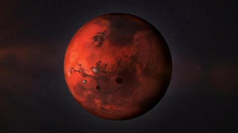 4K Mars Animation High Resolution Red Pl... | Stock Video | Pond5