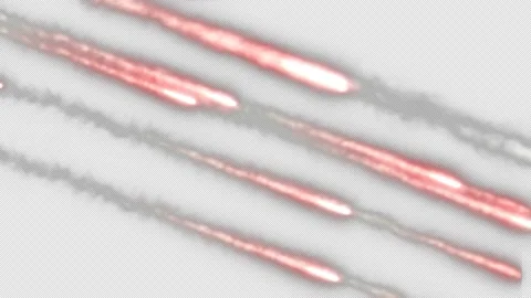 4k Meteor Shower animation isolated on b... | Stock Video | Pond5