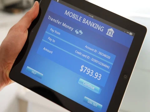 Digital Banking Stock Footage ~ Royalty Free Stock Videos | Pond5