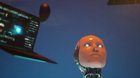 4k modern animation with artificial inte... | Stock Video | Pond5
