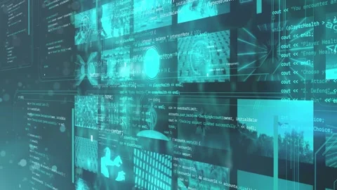 4k modern futuristic collage video anima... | Stock Video | Pond5