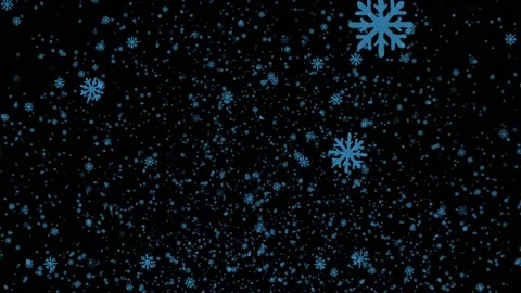 4k motion animation of snow particles fa... | Stock Video | Pond5