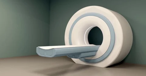 4k. MRI close-up on bluen wall backgroun... | Stock Video | Pond5