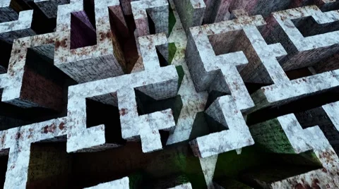 4K Mysterious Fantasy Enigmatic Maze Lab... | Stock Video | Pond5