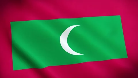 4K National Animated Sign of Maldives, A... | Stock Video | Pond5
