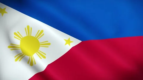 4K National Animated Sign of Philippines... | Stock Video | Pond5